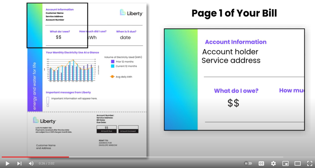 My Bill - Residential - California Electric - Liberty